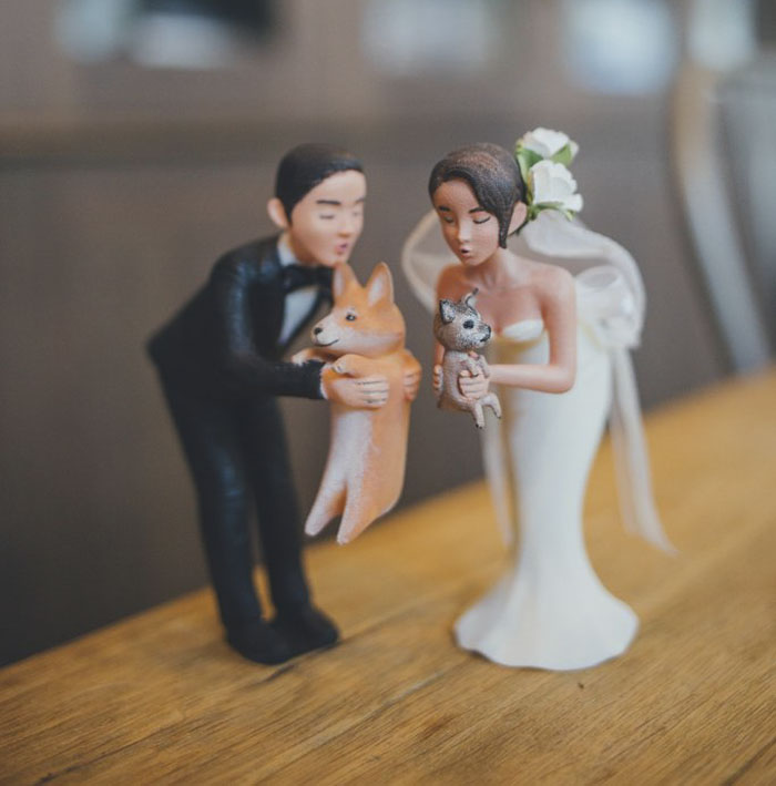 Estas parejas lograron incluír a sus mascotas en toda su boda y el ...